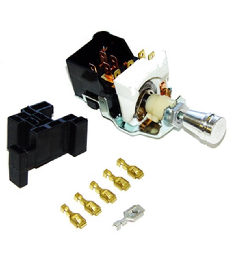 Headlight Switch with Billet Knob – Hot Rod Wires